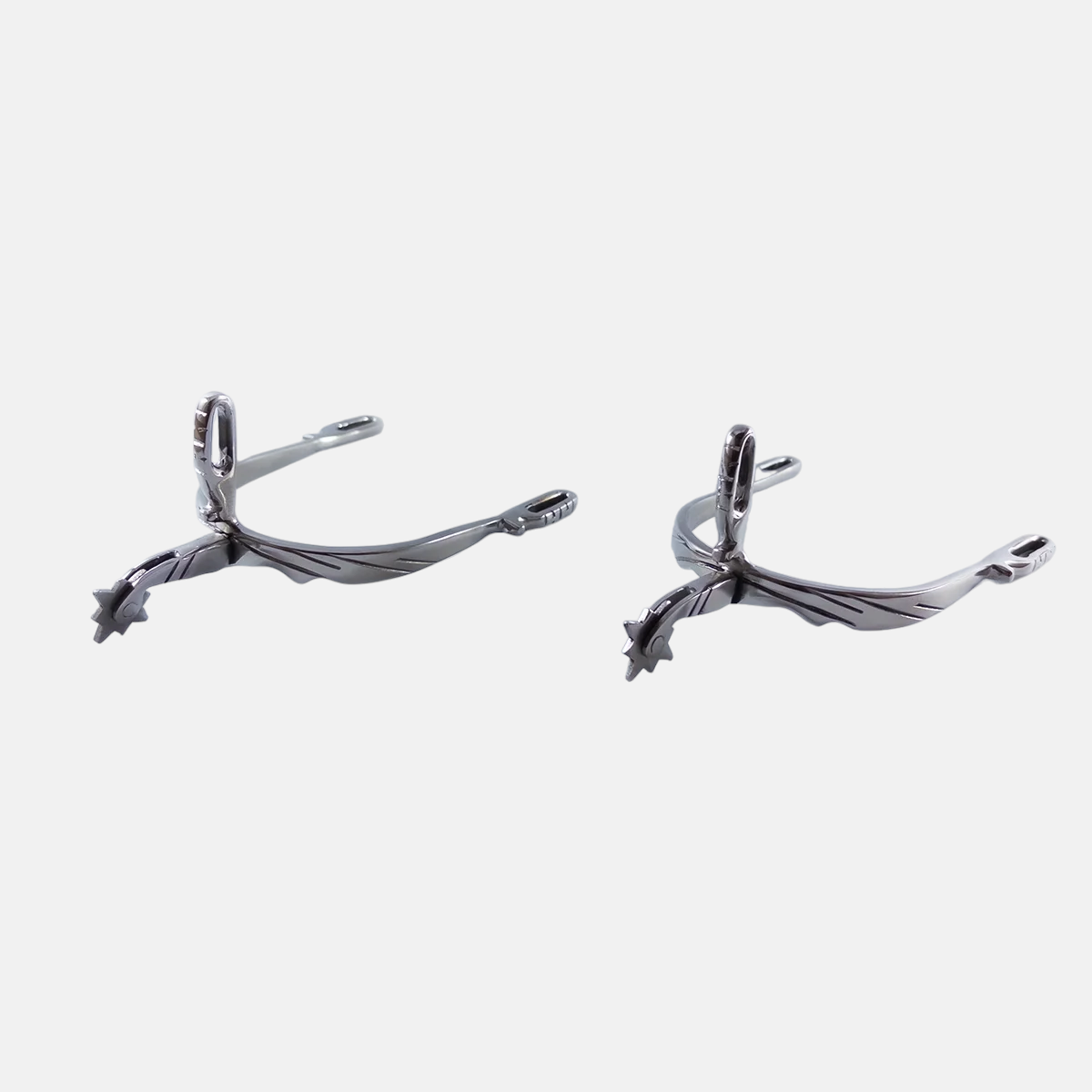 Western Horse Spur Spiral 8-point Rowel Gear for Training Equestrian C